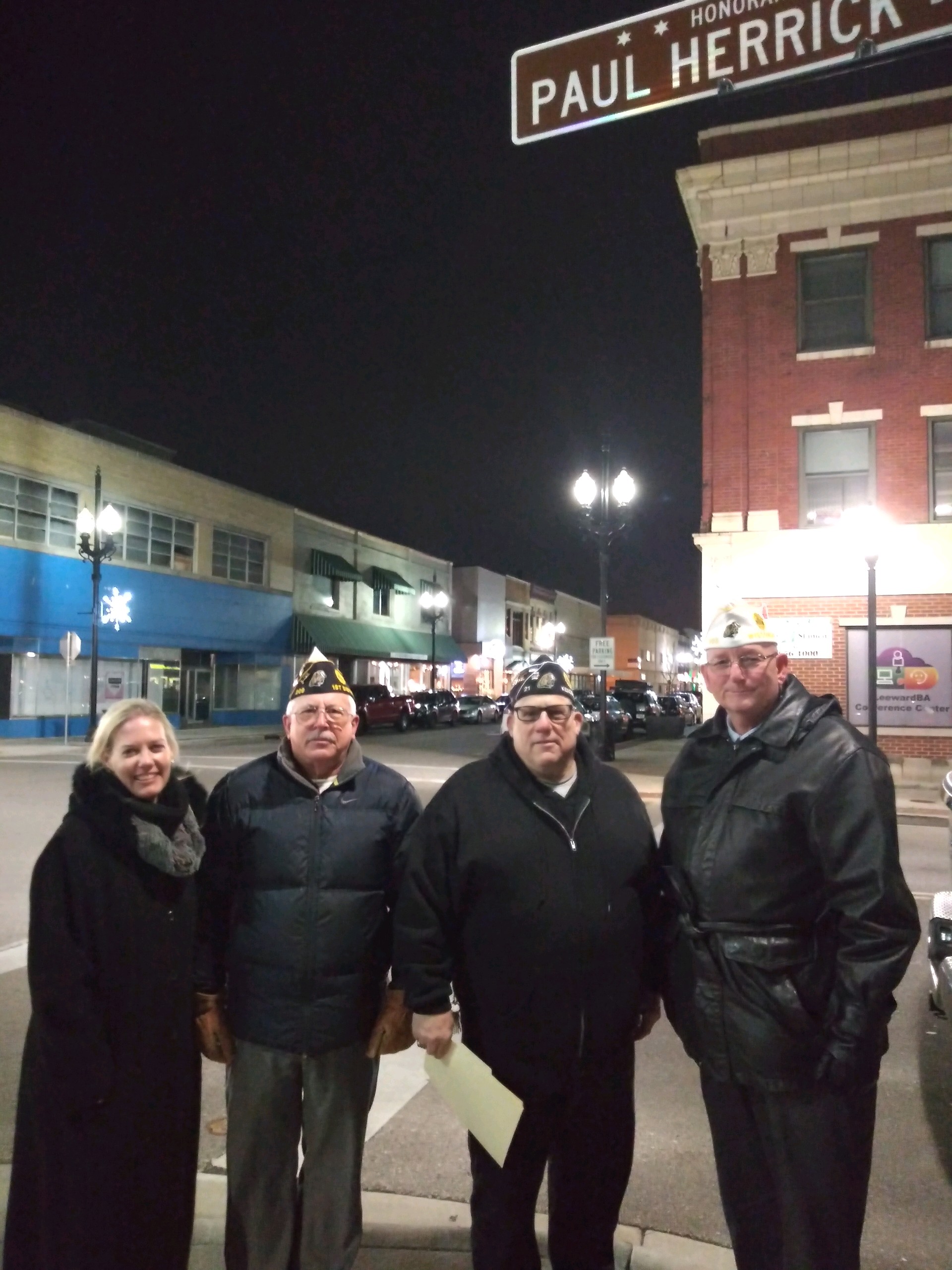 Honor Guard Helps Dedicate Honorary Paul Herrick Blvd – Kenosha Area ...